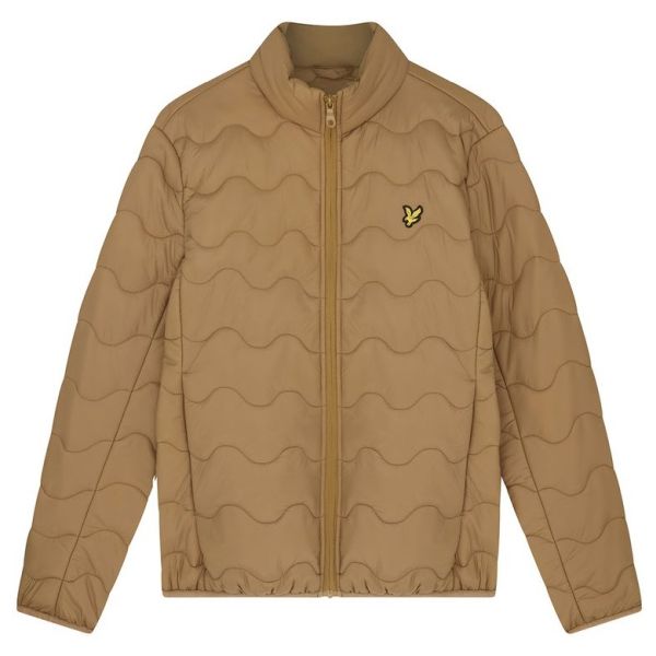 Lyle & Scott Crest Quilted Jas Donker Groen | Mezaldy.com