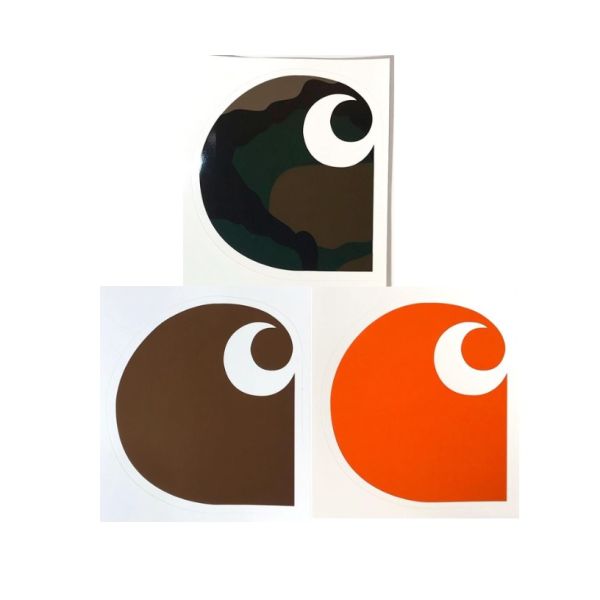 Carhartt WIP C-Logo Stickers 30-Pack Meerkleurig | Mezaldy.com