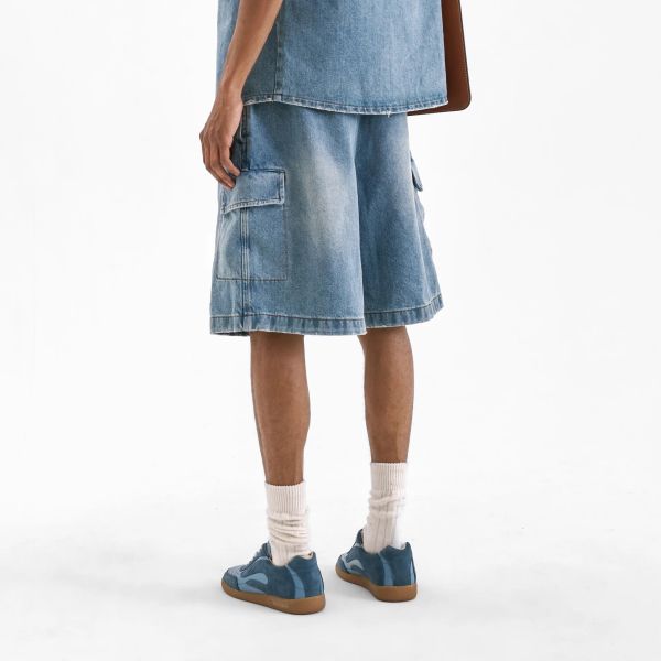 Flâneur Cargo Korte Broek Blauw | Mezaldy.com