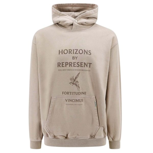 Represent Horizons Hoodie Beige | Mezaldy.com