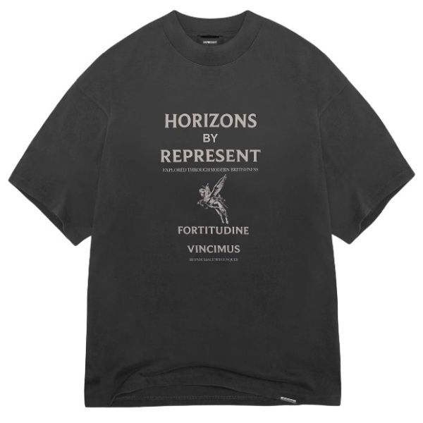 Represent Horizons T-shirt Zwart | Mezaldy.com