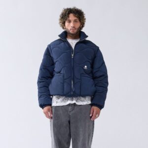 New Amsterdam Surf Association Detachable Jas Navy | Mezaldy.com