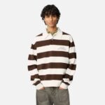 Axel Arigato Rey Polo Sweater Wit/Bruin | Mezaldy.com